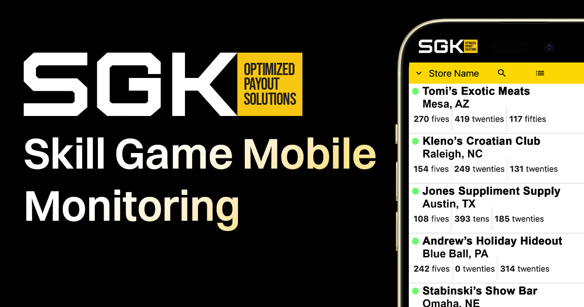 Monitor Your Skill Game Machines from Anywhere